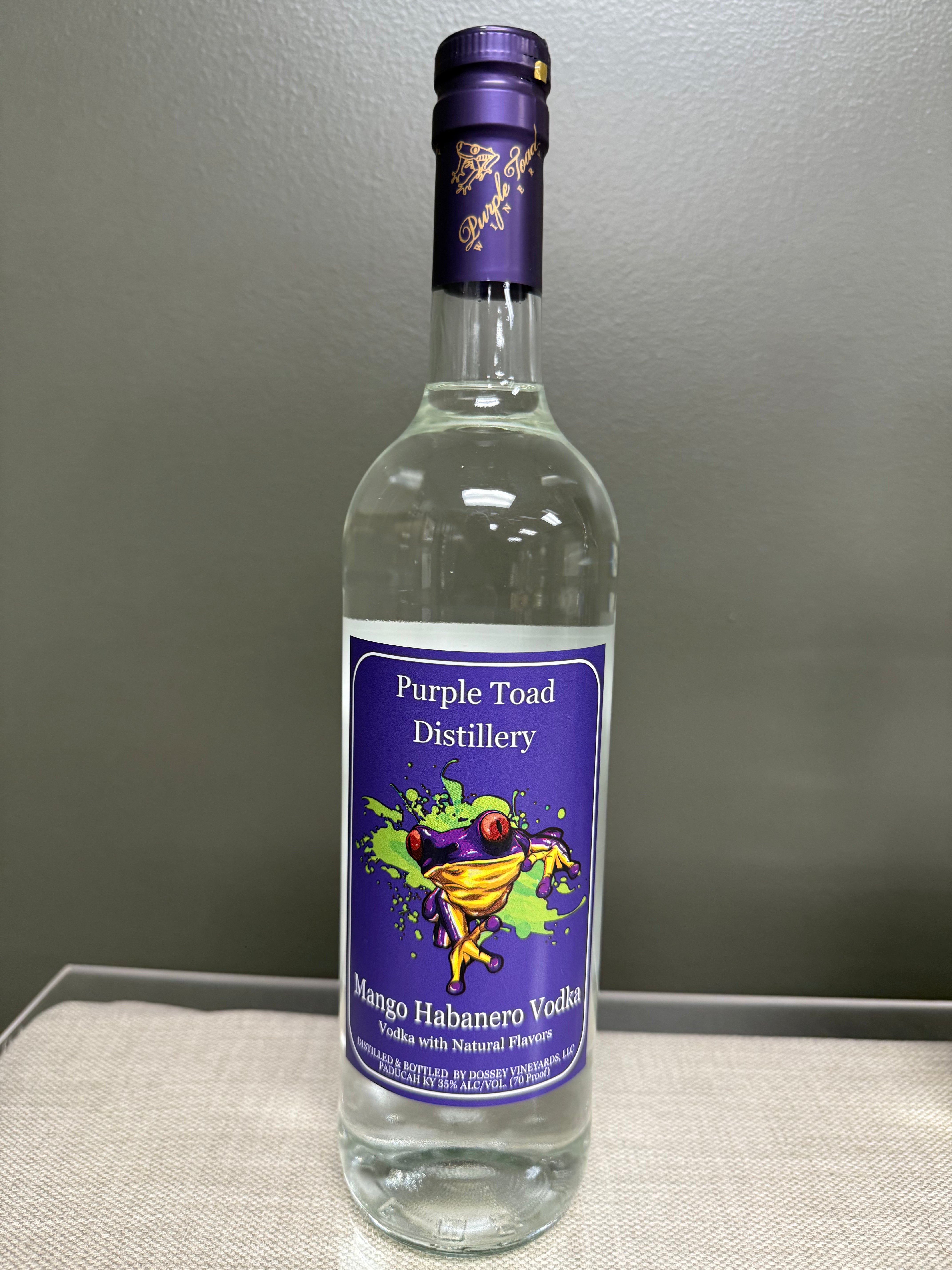 80 Proof Mango Habanero Vodka in 750 ML Bottle – Purple Toad Winery ...