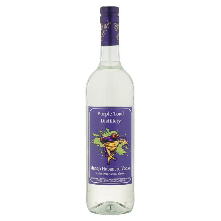 80 Proof Mango Habanero Vodka in 750 mL Bottle – Purple Toad Winery ...