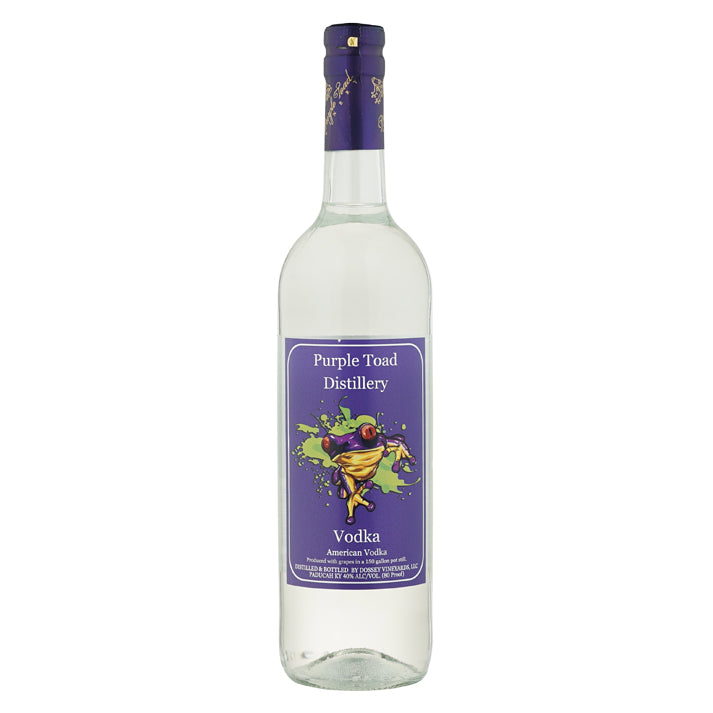 80 Proof Vodka in 750 mL Bottle – Purple Toad Winery & Distillery